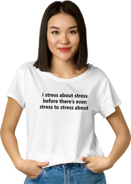 Buy Omneto Women White Typography Pure Cotton Round Neck T Shirt - L ...