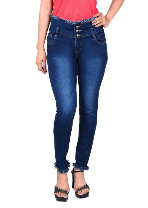 Buy Women 3 Button Jeans Online at Best Prices in India - JioMart.
