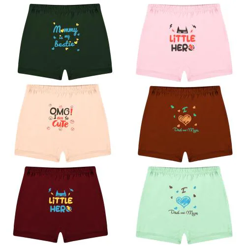 Buy PINE Multicolor Regular Cotton Drawer For Boys & Girls (Pack of 6 ...