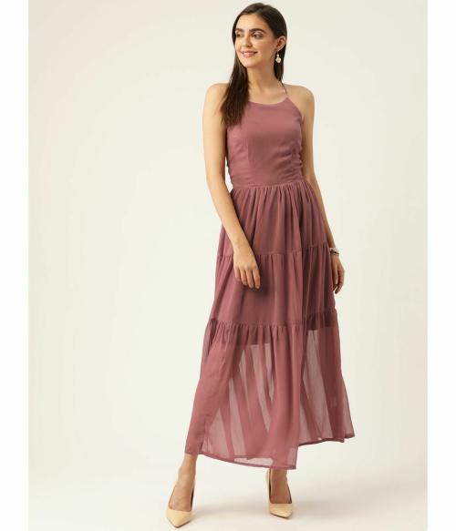 Buy Rue Collection Woman's Halter Neck Drawstring Dress Online at Best ...