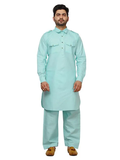 Buy Pro Ethic Style Developer Men's Cotton Pathani Kurta Pajama Online ...