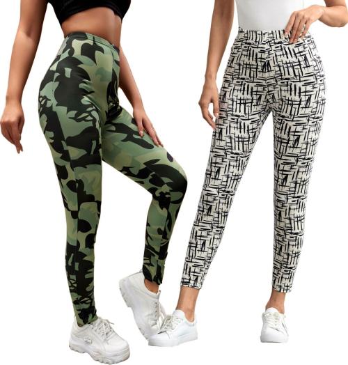 Buy ALISBA Women Multicolor Self Design Lycra Blend High Rise Jeggings ...