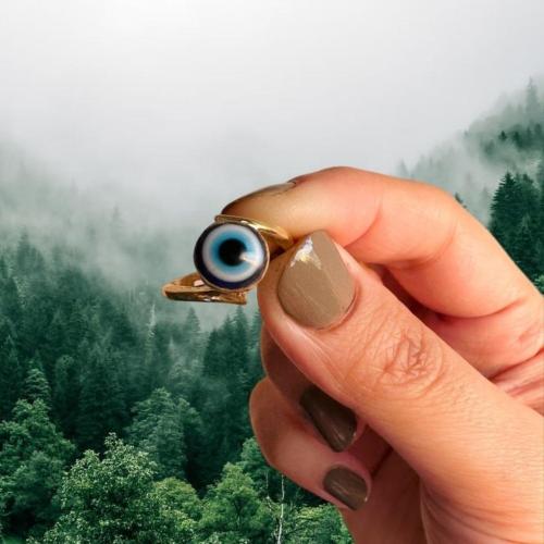 Buy Chopra Gems & Jewellery Gold Plated Brass Evil Protection Stone ...