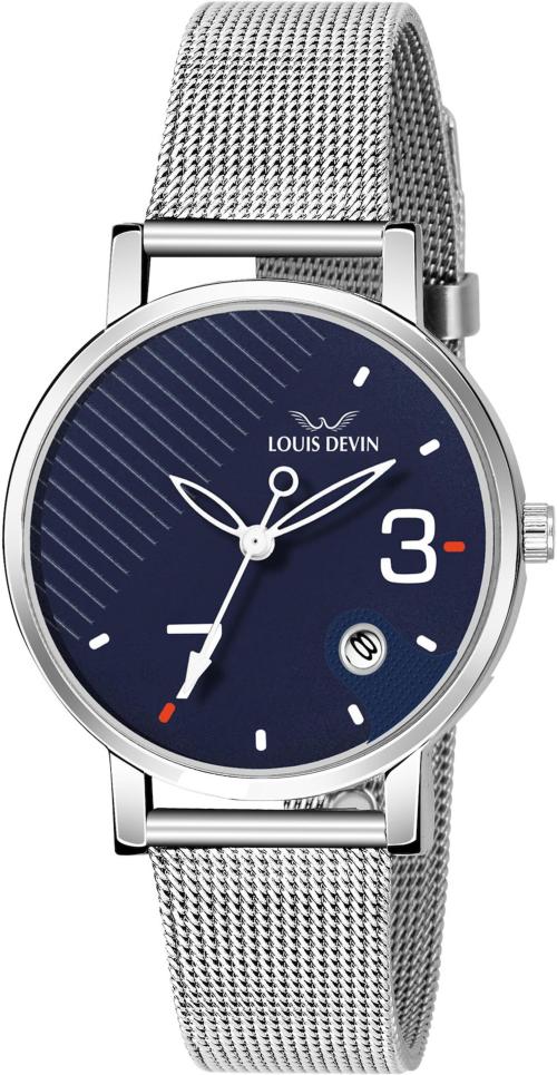 Buy Louis Devin Analog Blue Watch For Women (Ld-L140-Blu-Ch) Online at ...