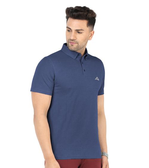 Buy Skipper Men's Pure Cotton - Solid Men's Navy Tshirt -M Online at ...