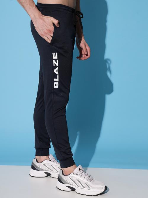 Buy NGT Navy Blue Mens's Poly Lycra Track Pants (S) Online at Best ...
