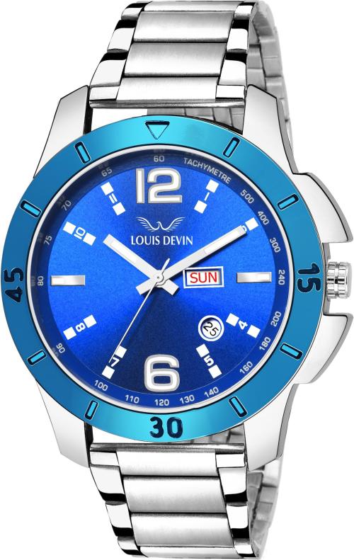 Buy Louis Devin Analog Blue Watch For Men (Ld-Bu040-Blu-Ch) Online at ...