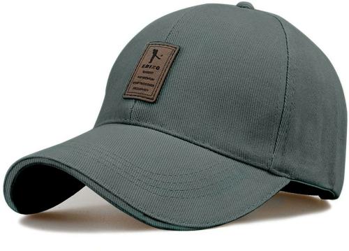 Buy ALAMOS Unisex Grey Ediko Cotton Baseball Cap (Free Size) Online at ...