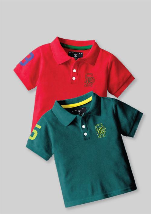 Buy CODEZ Boys Cotton Blend Polo Collar Tshirts-9-10Y Online at Best ...