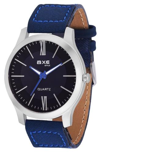 Buy Axe Style Analog Black Dial Blue Strap Watch for Men - (X1146SL01 ...