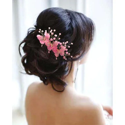 Buy Hair Flare 2453 Artificial Flowers Women Hair Accessories Hair Pins ...