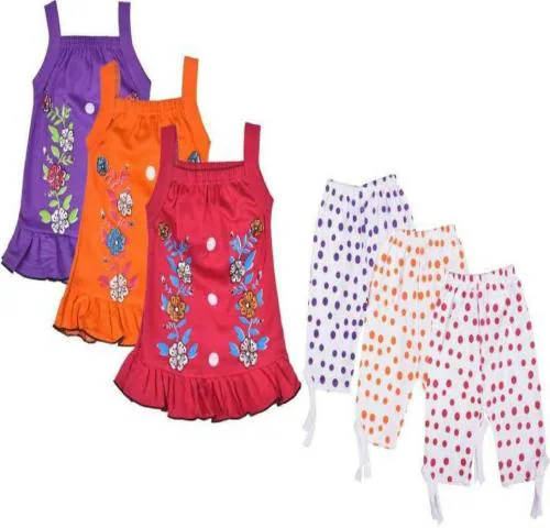 Buy Shishuonline Baby Girls Party(Festive) Top Capri (Multicolor ...