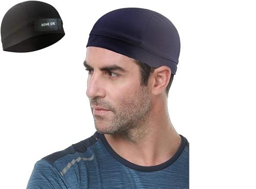 Buy BENE DE Dri-Fit Helmet Skull Cap (Black) , for Unisex, Free Size ...