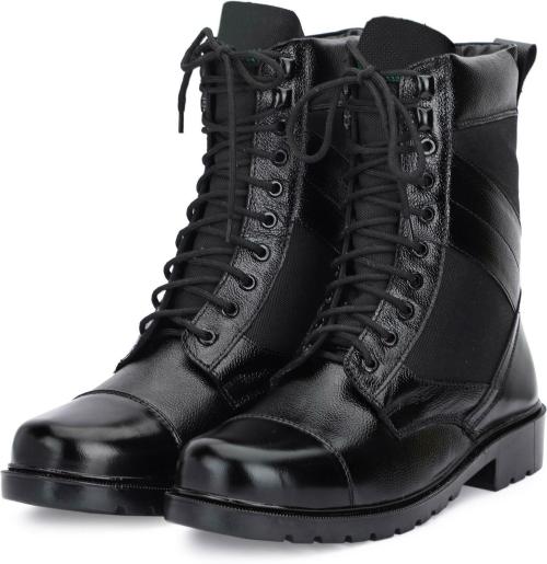 Buy Speno Men Army Para Topper Commando Boots (Black) Online at Best ...