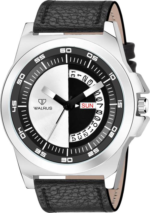 Buy Walrus Analog Black Dial Black Strap Watch For Men Online at Best ...