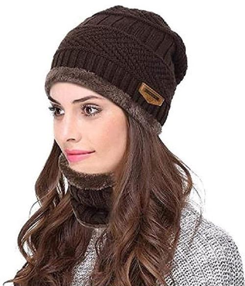 Buy Winter Warm Unisex Bannie with Neck Warmer Cap Online at Best ...