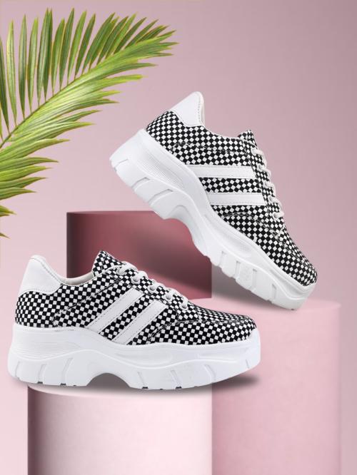 Buy Mr. Wonker Women Colourblocked Designer Sneaker Shoes (Multicolor ...