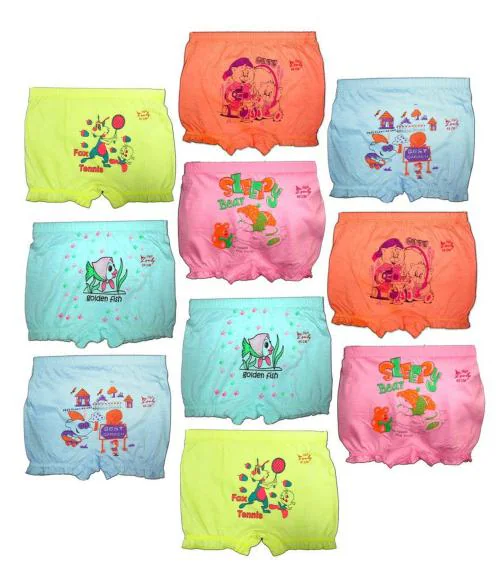 Buy Hap Girls Cotton Multicolor Pack Of 10 Bloomers ( 18 Months-24 ...