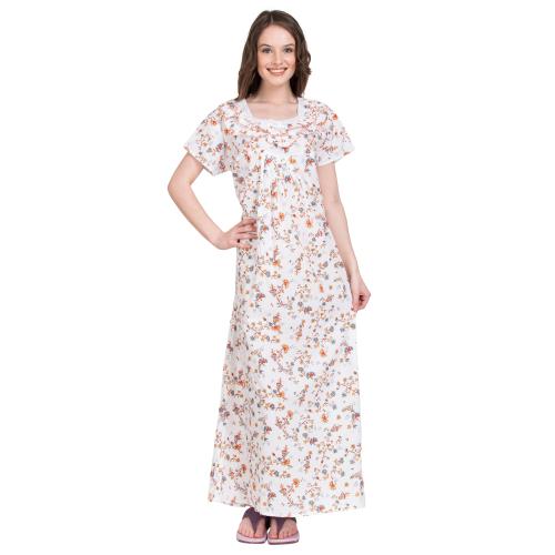 Buy Redglo Women's Cotton Regular Wear Printed/Nighty & Night Gown/Maxi (Available Sizes XL ...