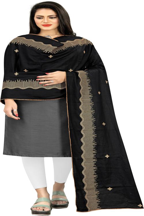 Buy Ebadat Rayon Embroidered, Self Design Women Dupatta Online at Best ...