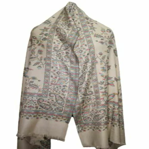 Buy Girisha Textiles Ladies Designer Amritsar Kani cutwork Pashmina ...