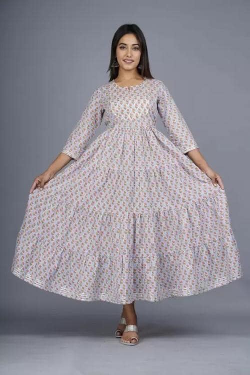 Buy SUKTI Rayon Printed Anarkali Kurta /Embroidered for Women's & Girl ...