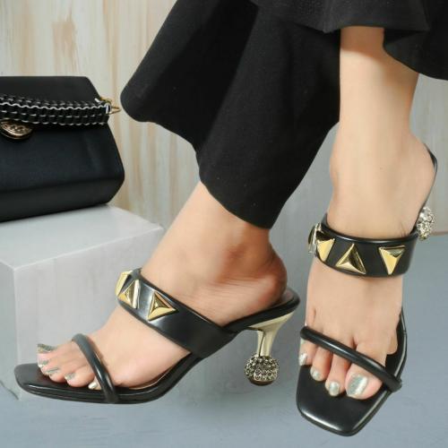 Buy Stepee Elegant & Stylish Black western- embellished Upper Open Back ...