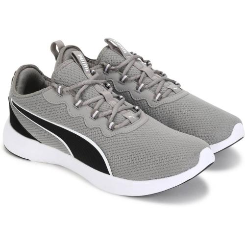 Buy Puma Men's Softride Ultra Snug Concrete Gray-Black-White Sports ...