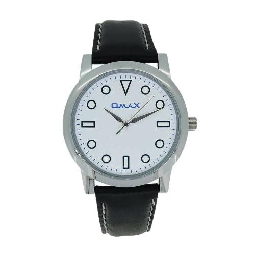 Buy OMAX Analog Black Watch white Dial With Black Strap for Men - TS490 ...