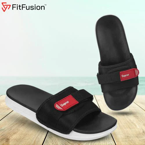 Buy FitFusion Exra Soft and Outdoor Slides for Men|Mens Casual fashion ...