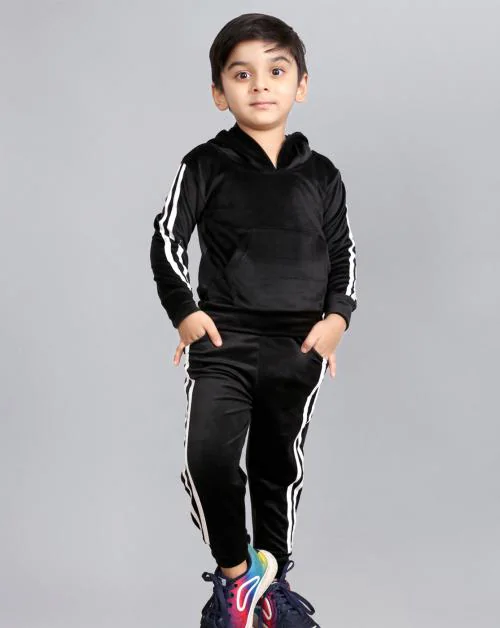 Buy MAYNEISHA Kids Stylish Velvet Casual Track Suit Boys & Girls | Size ...