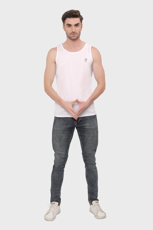 Buy CLOTHINK HUB Men's Innerwear Regular Fit Solid Super Combed Poly ...