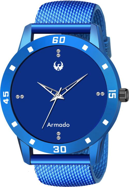 Armado Analog Blue Dial Blue Strap Watch For Boys (1508-Blue) - JioMart