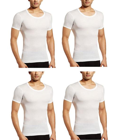 Buy IGNOTO (Pack of 4)(85CM) Inner Wear Vest, Cotton Baniyan, 100% ...