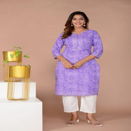 Buy MRS. PYARI Women Trendy Jaipuri Embroidered and Lehriya Print ...