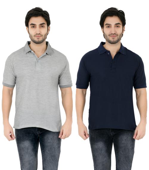 Buy Keoti Men Polo Collar Neck Poly-cotton(Mattey) Fabric Casual Wear T ...