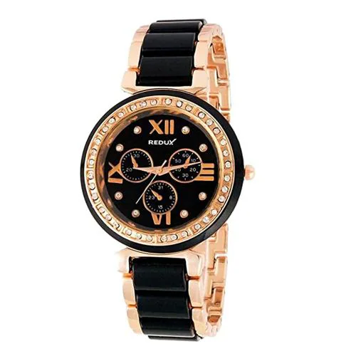 Buy Redux Stylish Analog Black Dial Girls Watch - RWS0027S Online at ...