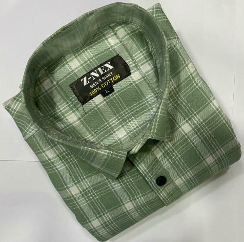 Buy TMF THE MEERU FASHION Men Checkered Casual Green Shirt Online at ...