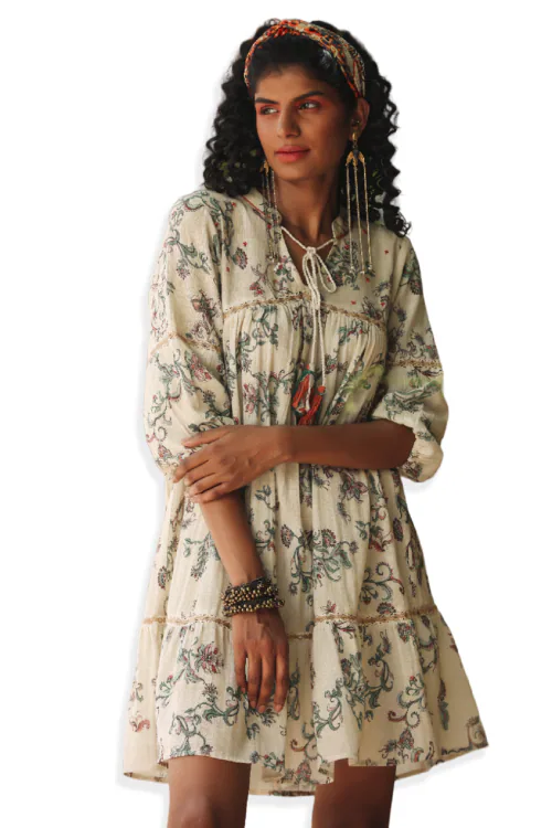 Buy M March Label Digital Printed Dress For Woman and Girls Online at ...