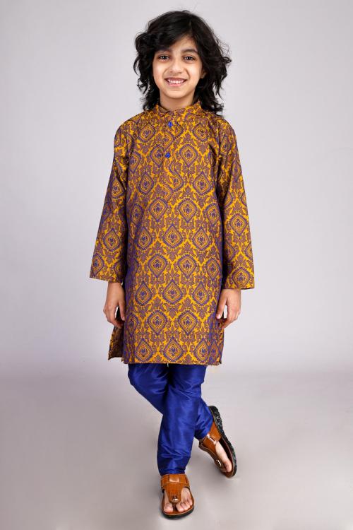 Buy Vesham Boys Pink Jacquard Single Kids' Ethnic Sets Online at Best ...