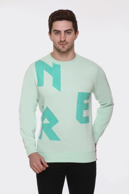 Buy ZALAF Fleece Fabric Round Neck Sweatshirt Online at Best Prices in ...