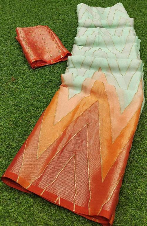 Buy Mansh the stylo..Women Light Green Embroidered, Printed, Floral ...