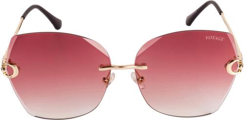 Buy Voyage Gradient Retro Square Full-Frame Red Sunglasses (Women ...