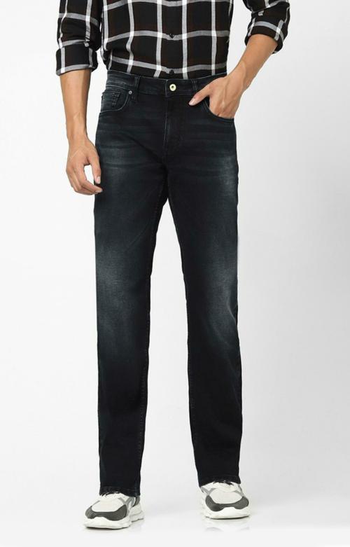 Buy Celio Black Straight Fit Jeans Online at Best Prices in India ...