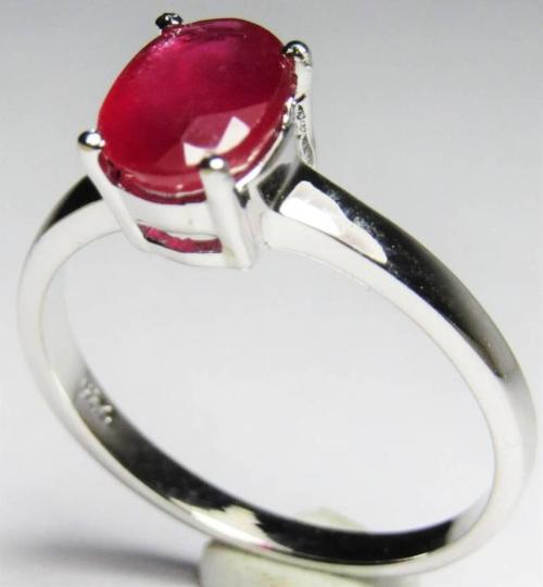 Buy Chopra Gems & Jewellery Brass Natural Ruby Stone Ring (Men and ...