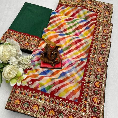 Buy Ganesh Textiles Women Adorning Tradition the Beauty of Saree (Red ...