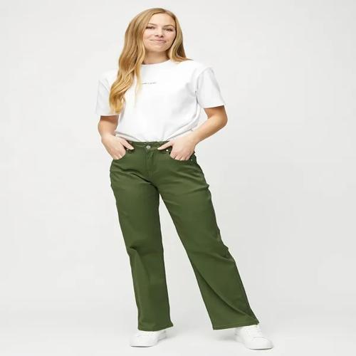 Buy woomny women stylish green look fashinable jeans fashinable stylish ...