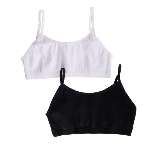 Buy GAT FASHION Girls Training/Beginners Non Padded Bra (2 White-Black ...