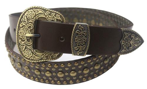Buy Pelt Leather Men Brown Genuine Leather Belt (30) Online at Best ...