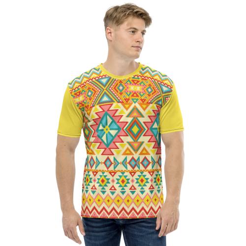 Buy CLOTHINK HUB Men's Regular Fit Half Sleeve Multicolor Printed Solid ...